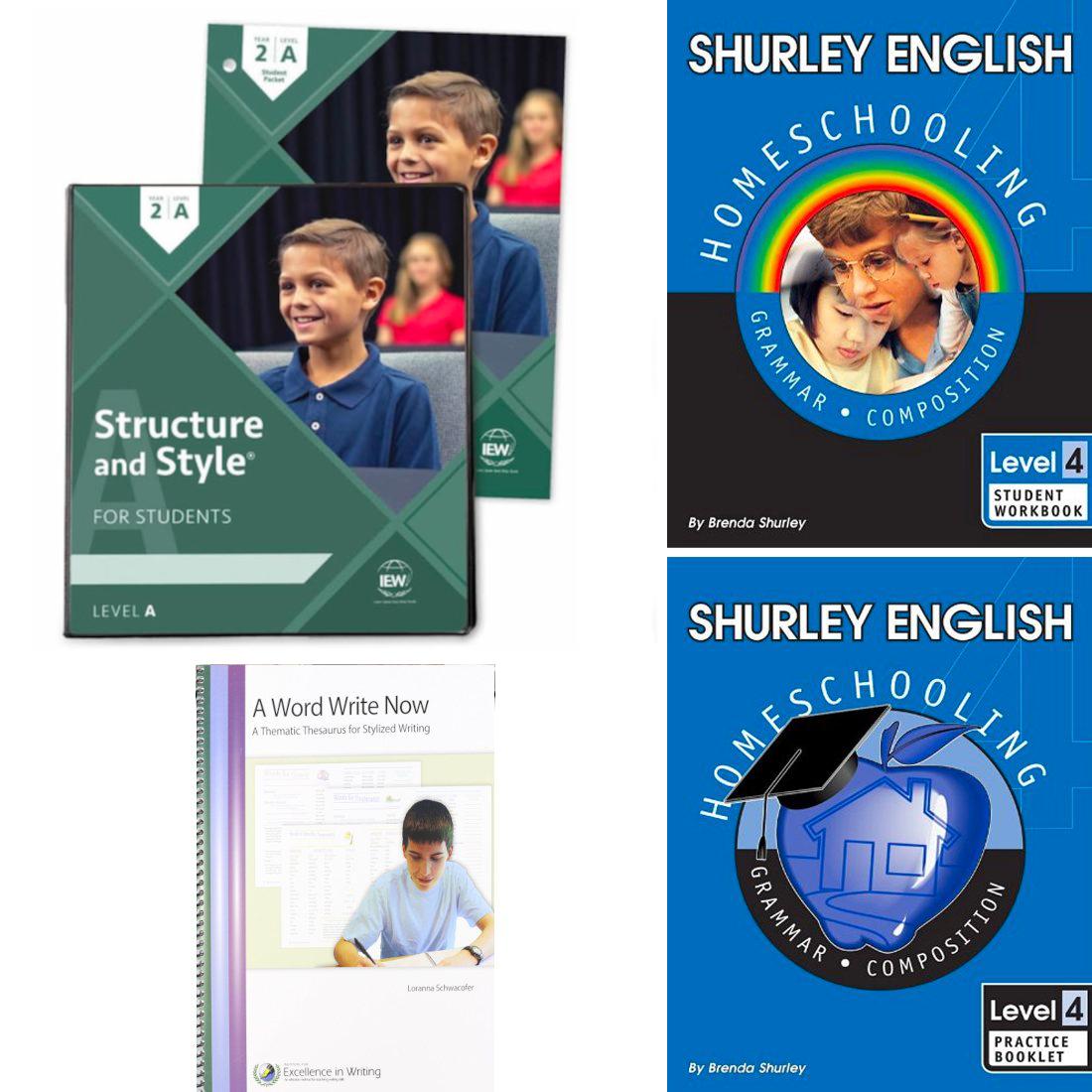 Grammar & Writing 4 - Shurley and IEW Live Course Kit | Veritas Press