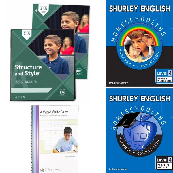 Grammar & Writing 4 - Shurley and IEW Live Course Kit | Veritas Press