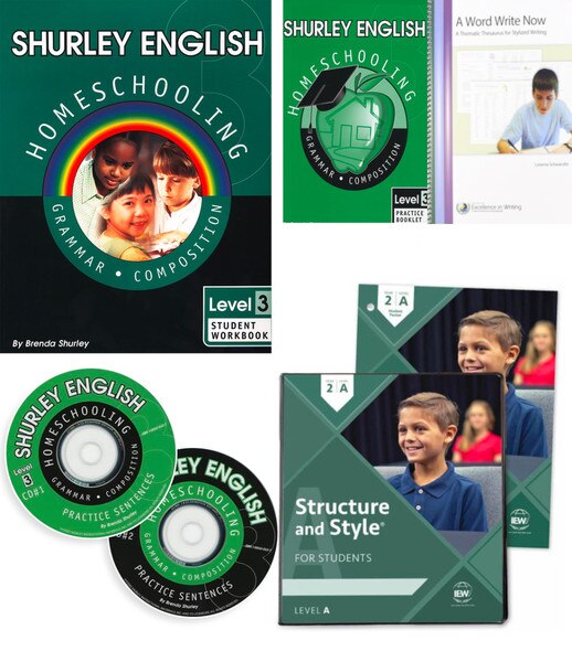 Grammar & Writing 3 - Shurley and IEW Live Course Kit | Veritas Press