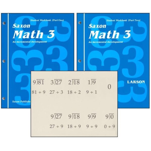 Saxon Math 3 Student Workbook Set with Fact Cards | Veritas Press