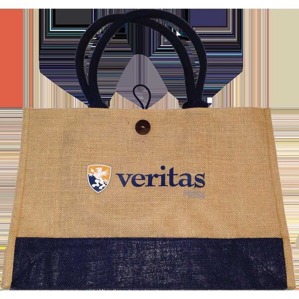 Veritas Press Jute Tote Bag | Veritas Press